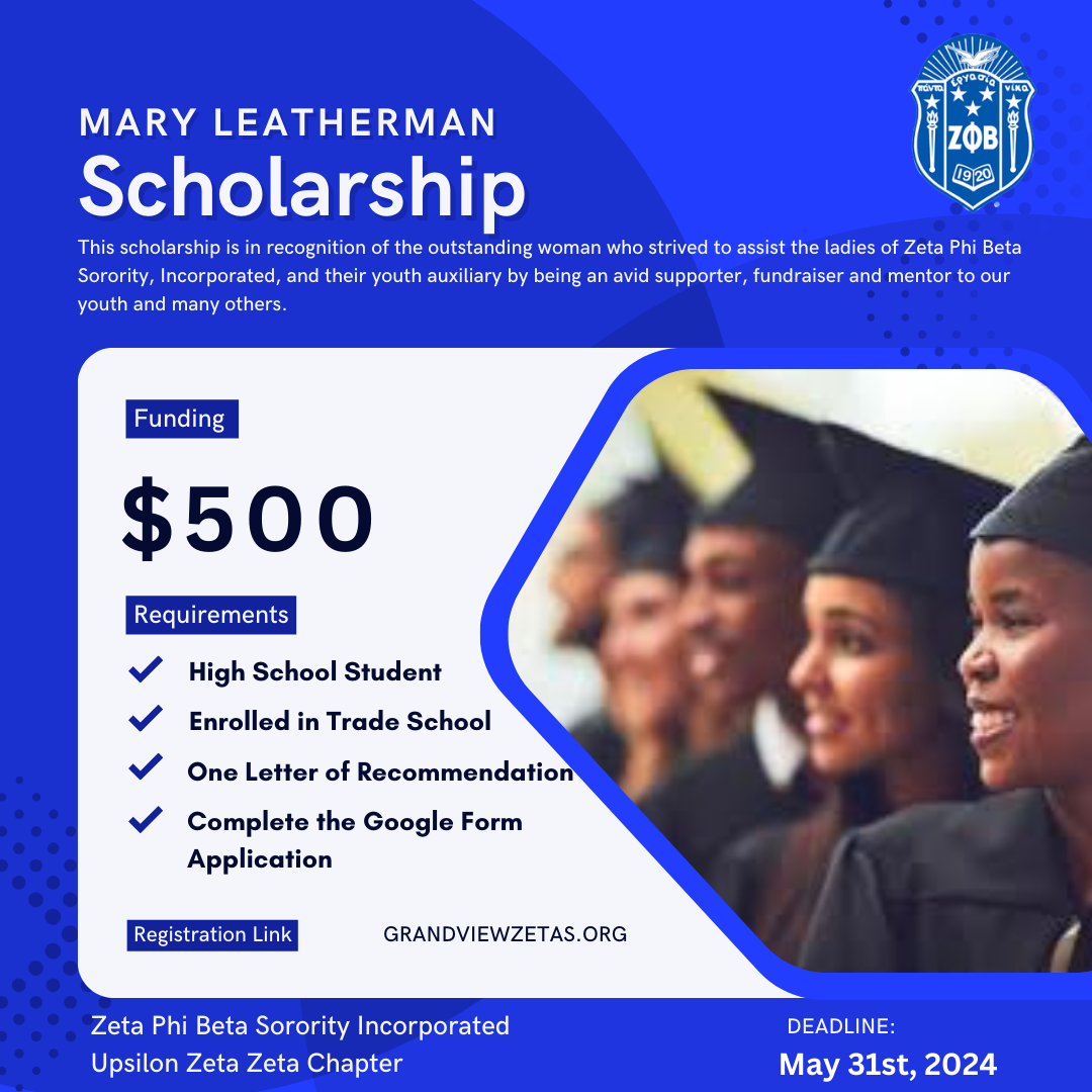 Scholarships – Zeta Phi Beta Sorority, Incorporated